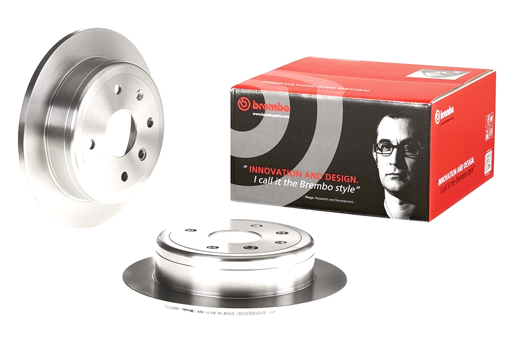 BREMBO 08. A872.10 (08A87210 / 0986479985 / 0986479S08) диск тормозной Chevrolet (Шевроле) Lacetti (Лачети)