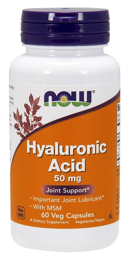 NOW Hyaluronic Acid with MSM (60 вег кап)