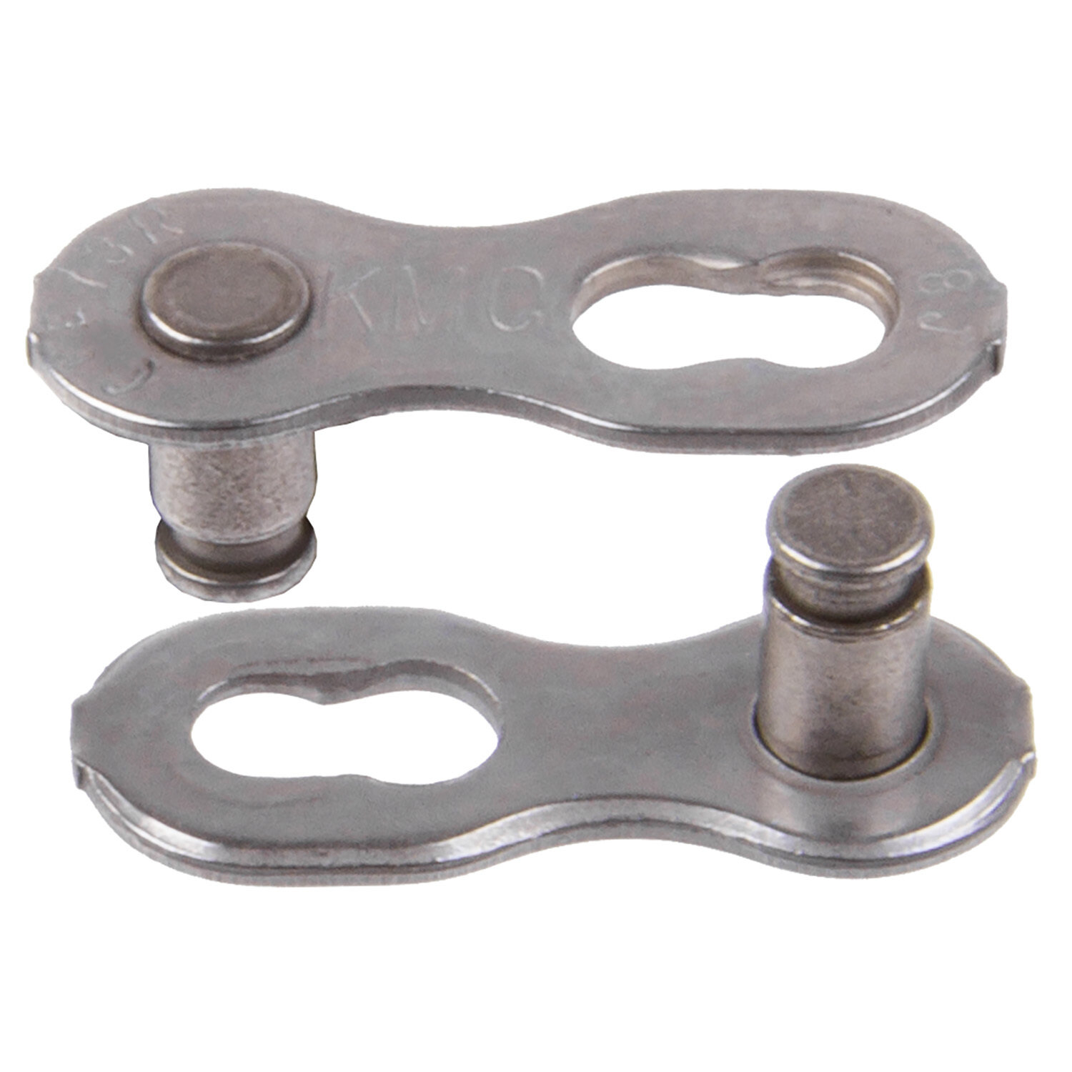 Замок велосипедной цепи КМС, 1/2"х3/32", 7,3-7,8 мм, многоразовый, для 7 скоростей, 2 штуки в комплекте