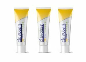 Clavosan / Крем для ног с мочевиной увлажняющий от усталости, от грибка ног, от запаха ног. Набор 3 шт.