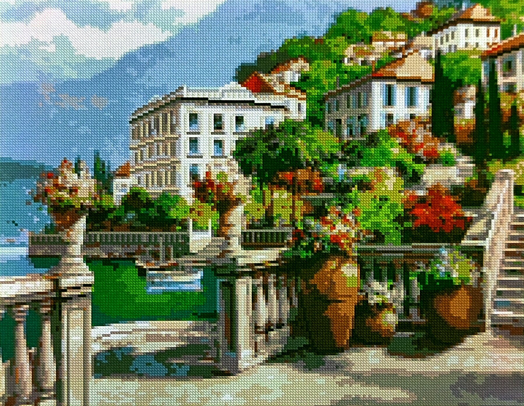 Алмазная мозаика морской, городской пейзаж, Венеция, Италия, архитектура, 40x50, Лондон , Нью-Йорк квадратные стразы