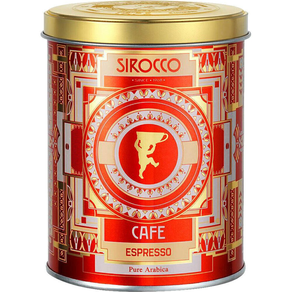Швейцарский кофе в зернах SIROCCO Espresso (250 гр) - 100% арабика темной обжарки для любой кофеварки