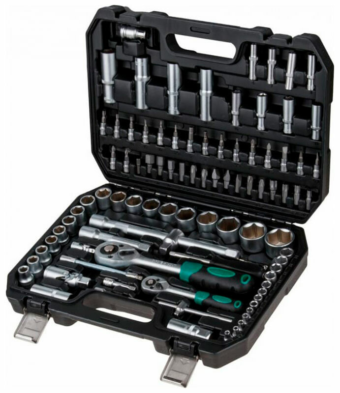 Набор головок и бит Волат 94 пр. 1/4, 1/2, 6 граней (18510-94)