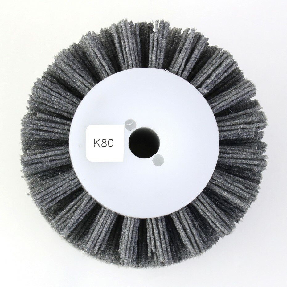 №411.912-3941 Щетка для Makita 9741, Д100*120*12,7+2 отв, ворс полимер-абразив P80 по дереву (1-055)