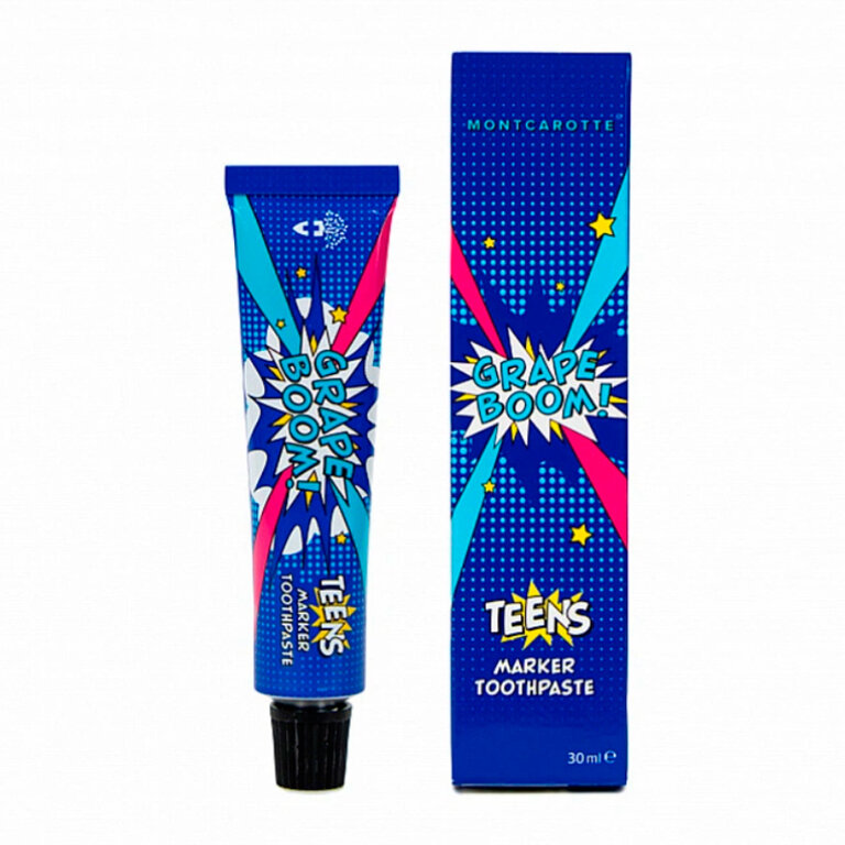 MONTCAROTTE TEENS Grape BOOM Toothpaste Зубная паста Германия 30 мл