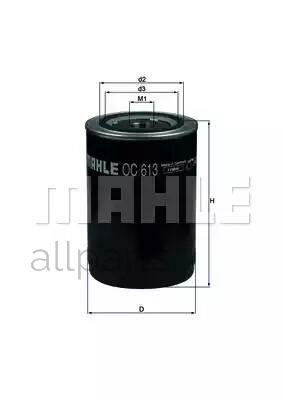MAHLE OC613 Mahle Фильтр масляный OC 613