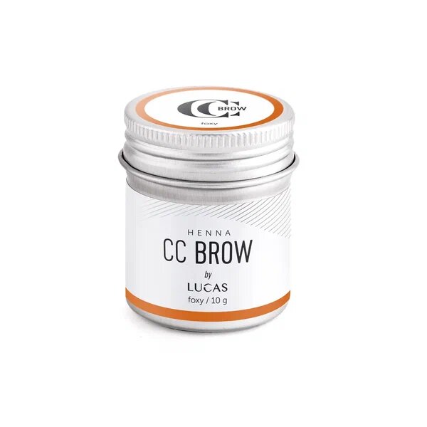 Хна для бровей в баночке Lucas Cosmetics CC Brow Color Correction Foxy /Рыжий (Foxy), 10 гр