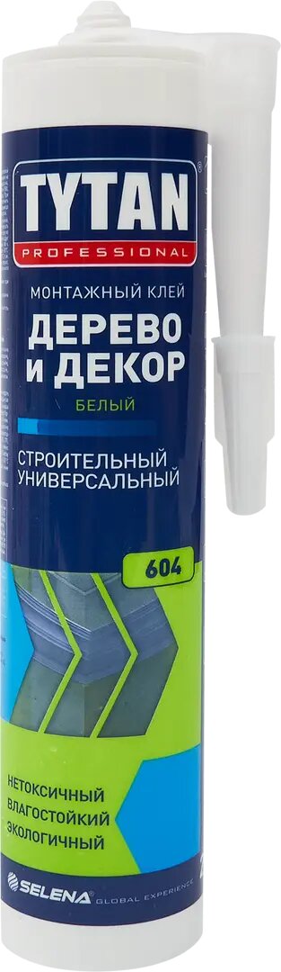 Клей Tytan монтажный строительный 604 290 мл цвет белый