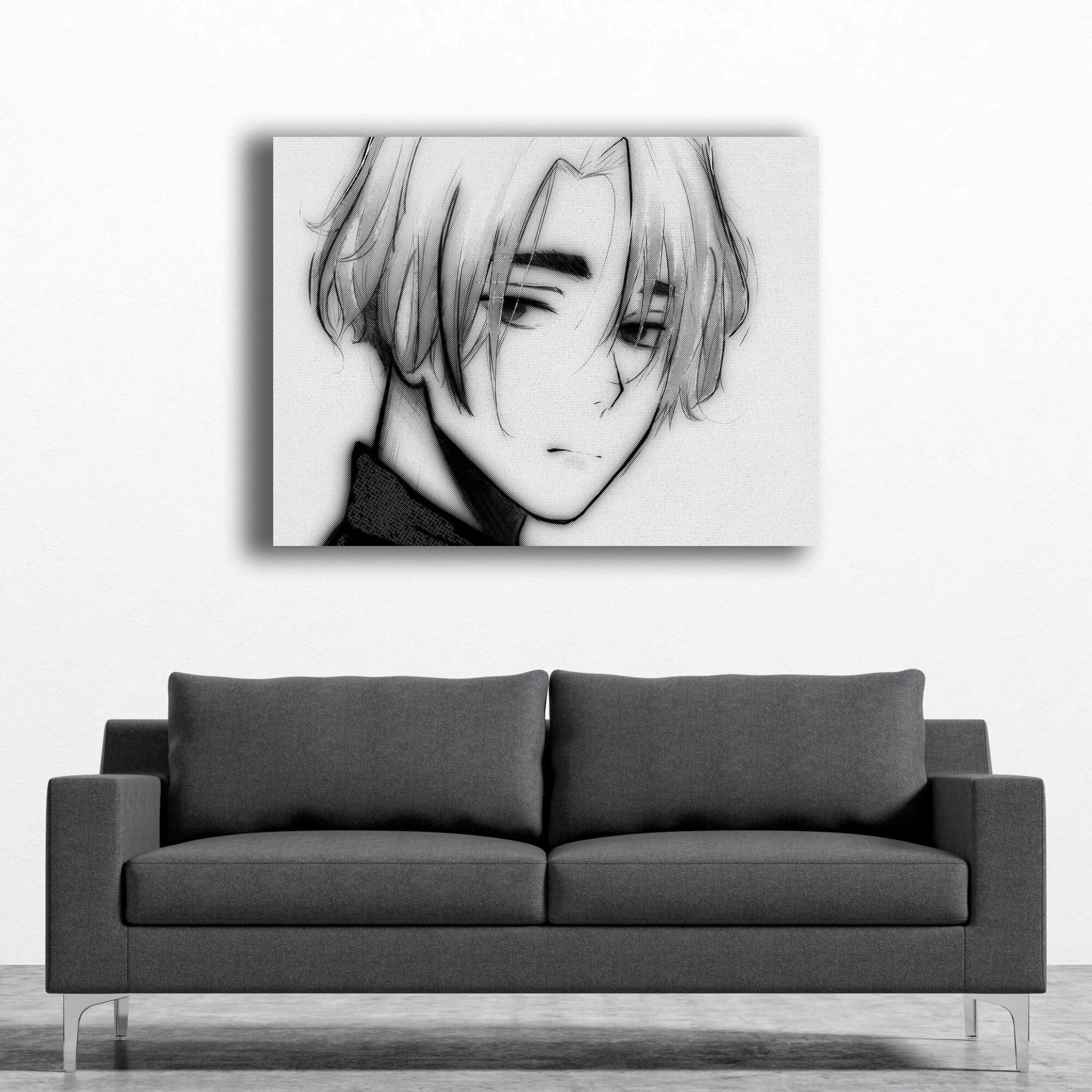 Интерьерная картина на холсте / dead inside / zxc 40*60