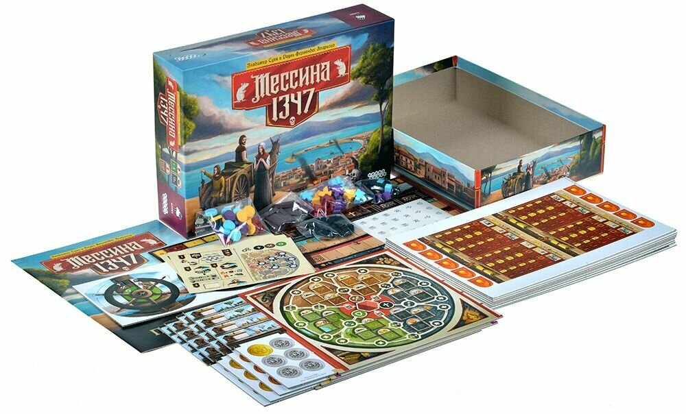 Настольная игра Мессина 1347, Стратегия, для 1-4 игроков , от 13 лет , Hobby World — фото 1