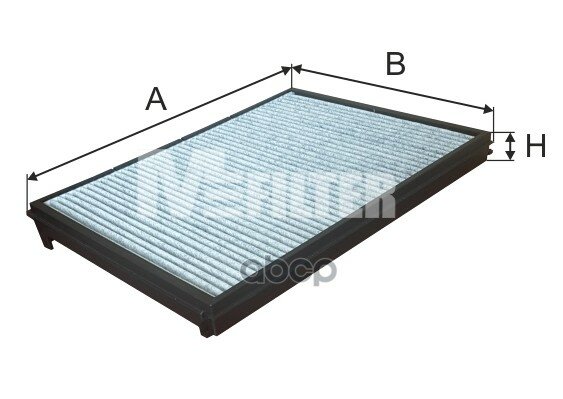 Фильтр воздушный кабины DAF XF106 угольный M-Filter арт. K9170C