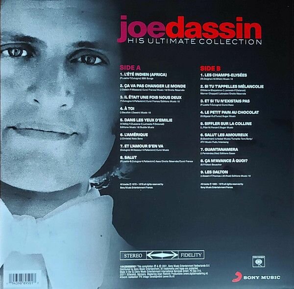 Виниловая пластинка Joe Dassin "His Ultimate Collection" Lp — фото 1