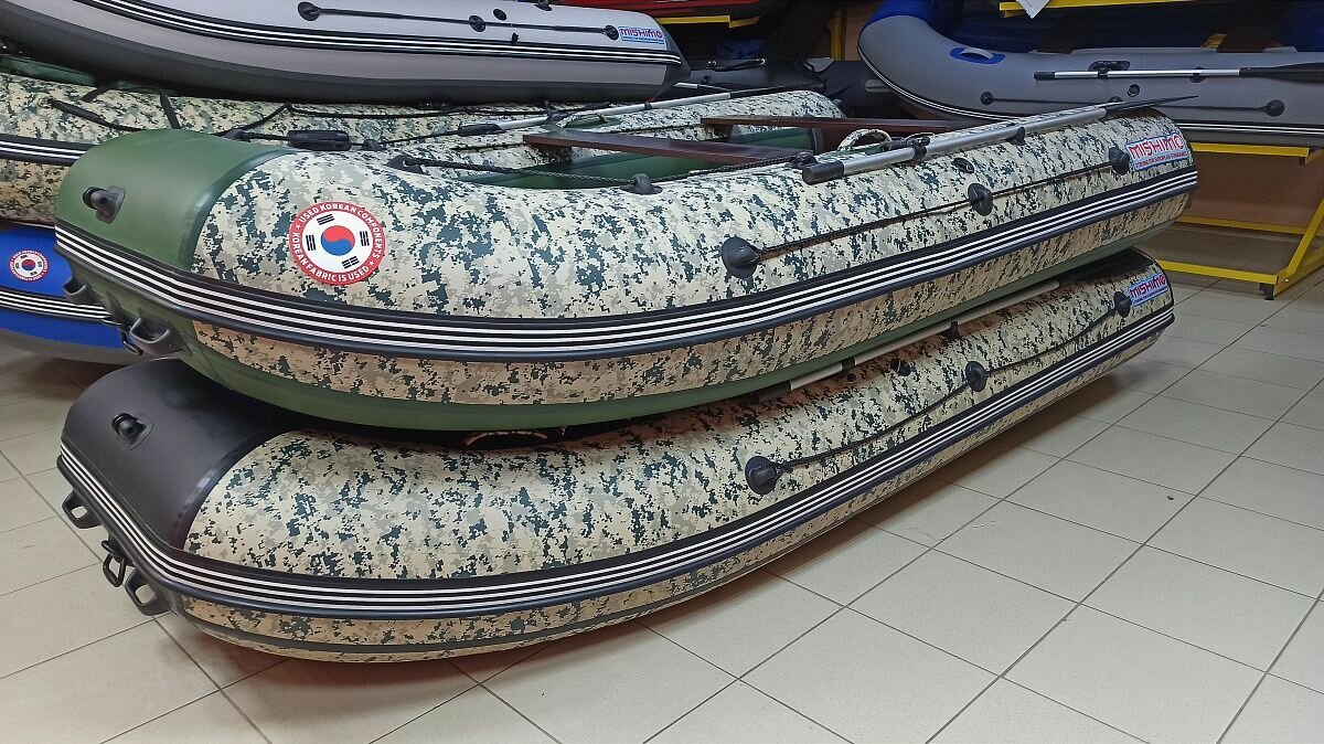 Лодка MISHIMO LITE 315 Пиксель Зеленый