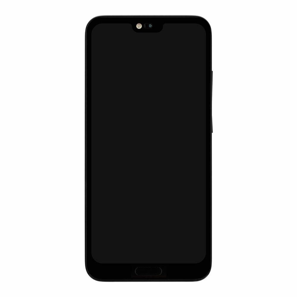 Дисплей (экран) в сборе с тачскрином для Huawei Honor 10 (COL-L29) черный с рамкой (Premium LCD) / 2280x1080