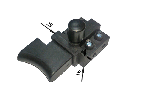 Выключатель (125) для циркулярных пил Интерс ДП-1200-1600