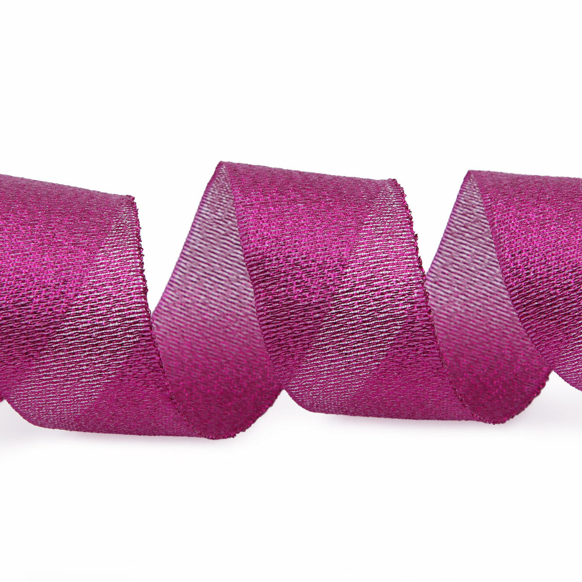 Лента отделочная Парча, Красная лента, С3432Г17, 24мм*25м (сирень)