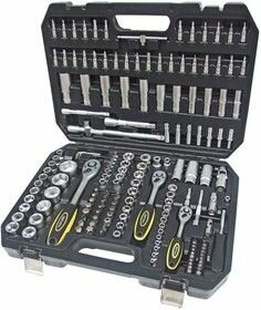 Набор инструмента ER-80172 1/4"&1/2"DR 6-гранный 172 предмета эврика 1/2