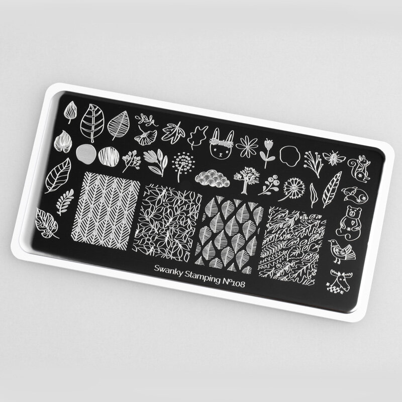 Пластина для стемпинга Swanky Stamping №108