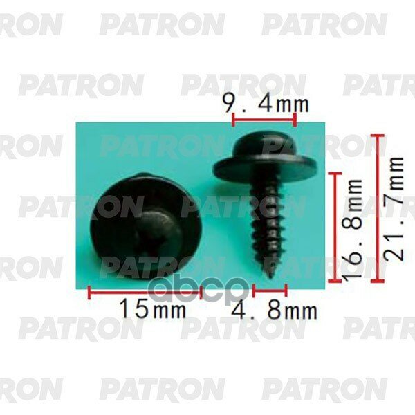 Саморез 4.8x21.7mm универсальный PATRON арт. P37-2156
