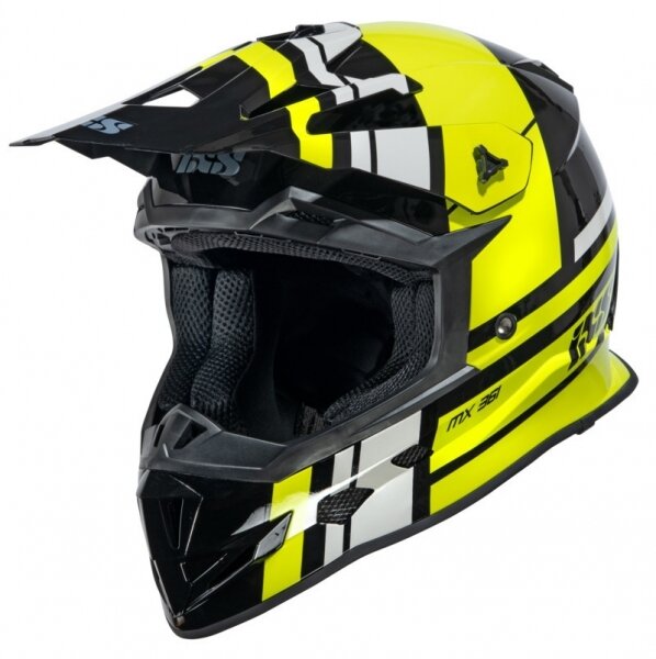 IXS Мотошлем Motocross Helmet iXS361 2.3 Черно-желтый XL