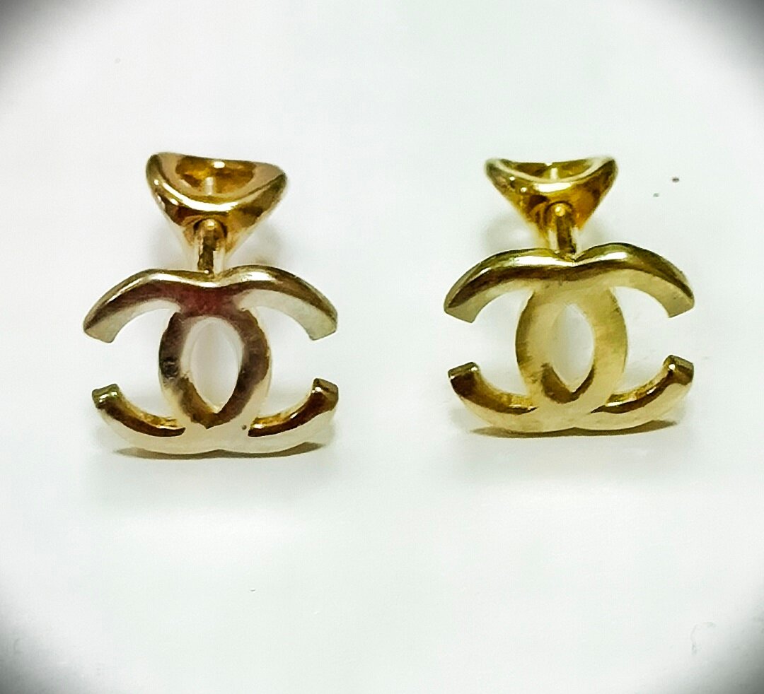 Серьги пусеты, серебро, 925 проба, золочение