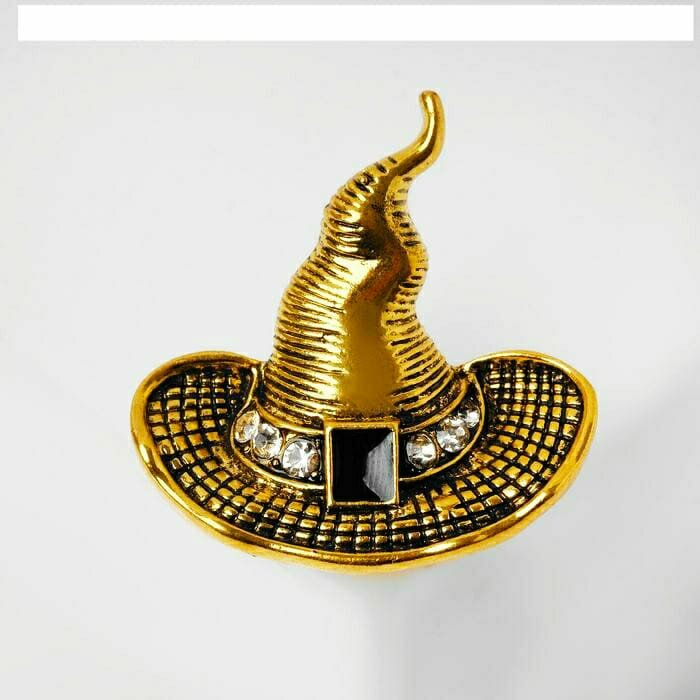 Брошь, стразы, эмаль