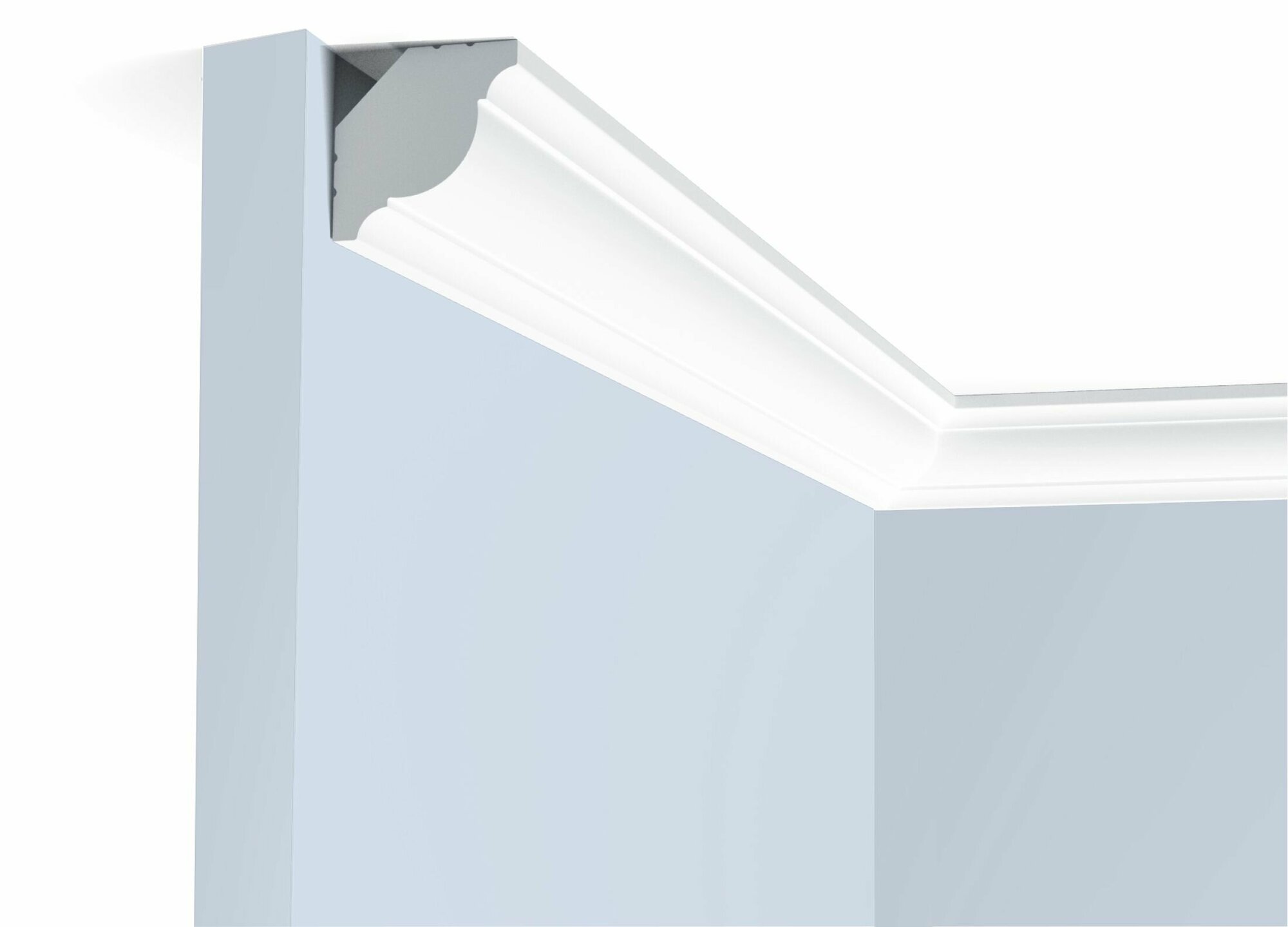 Карниз ударопрочный HiWood CI30V1 (30*30*2000 мм)