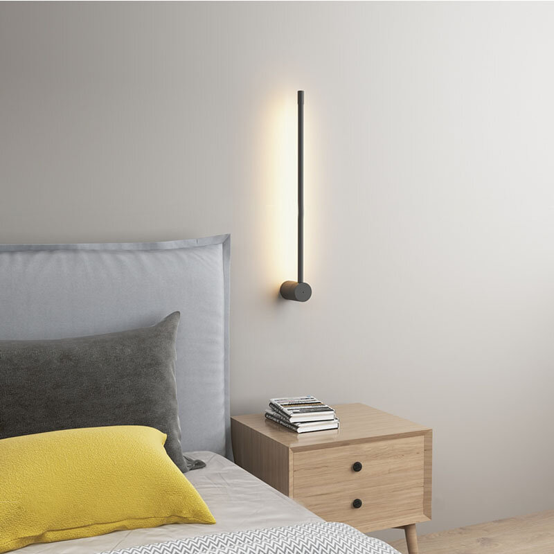 Настенный светильник светодиодный LED, бра черный металл, 60 см, 1 штука