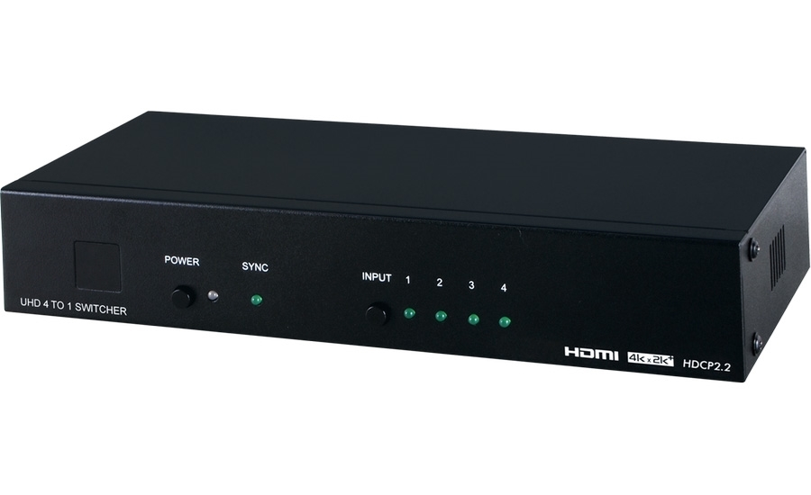 Cypress CPLUS-V4H1HP- Коммутатор 4х1 HDMI UHD 4K с HDCP 2.2 и EDID с автопереключением