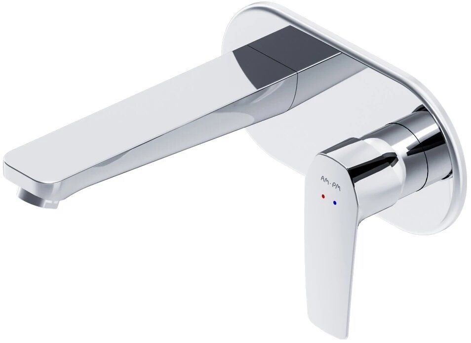 Смеситель для раковины Am.Pm Gem F90A72200 встраиваемый, без донного клапана, хром