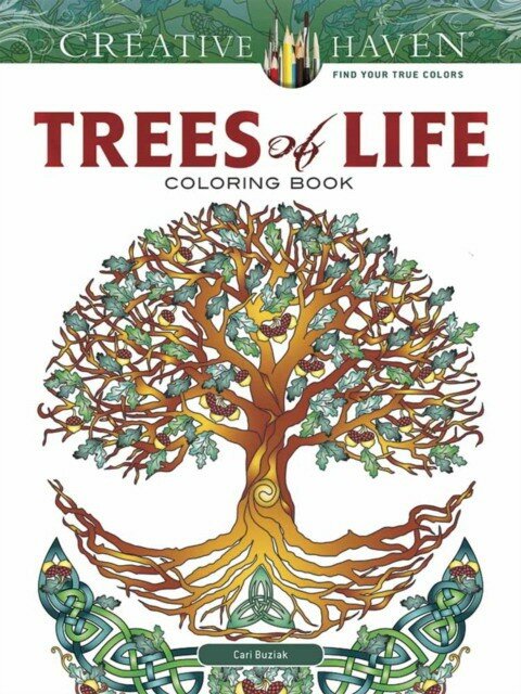 Buziak Cari "Creative Haven Trees of Life Coloring Book"