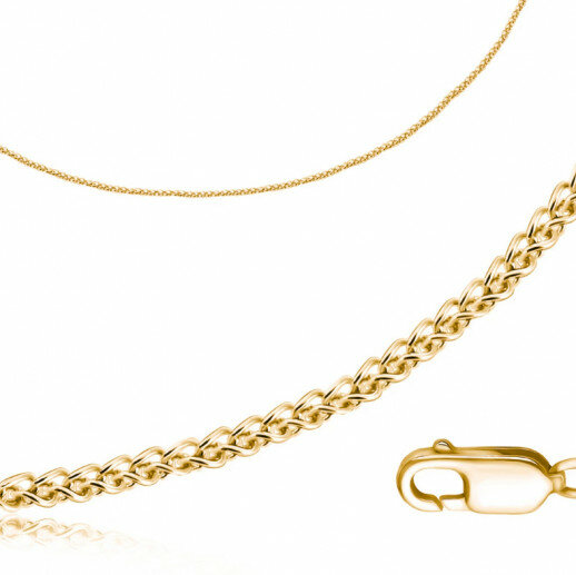 Цепь желтое золото, 585 проба