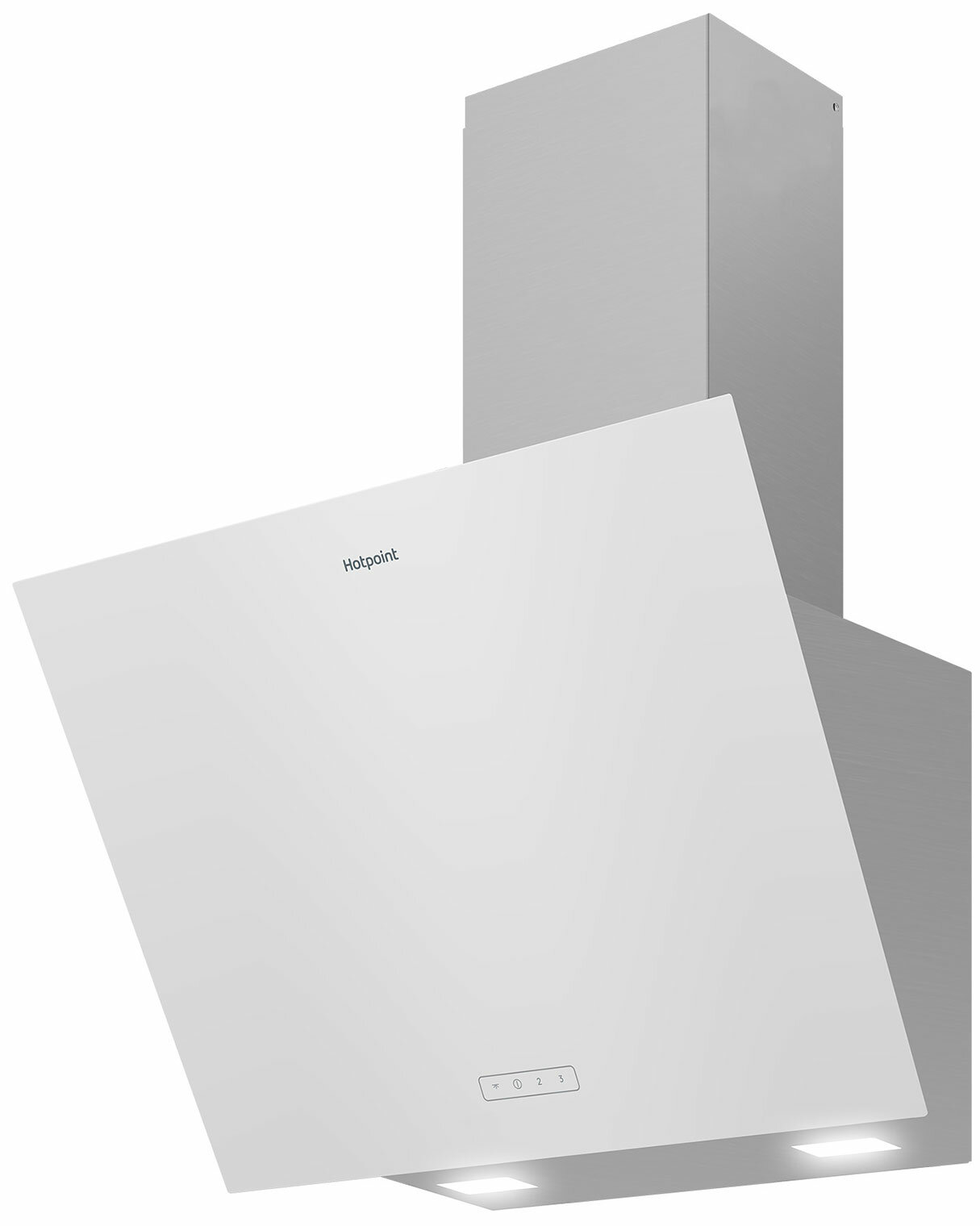 Вытяжка Hotpoint HPHV 62FLT WH, таймер автоотключения, 3 скорости, белая