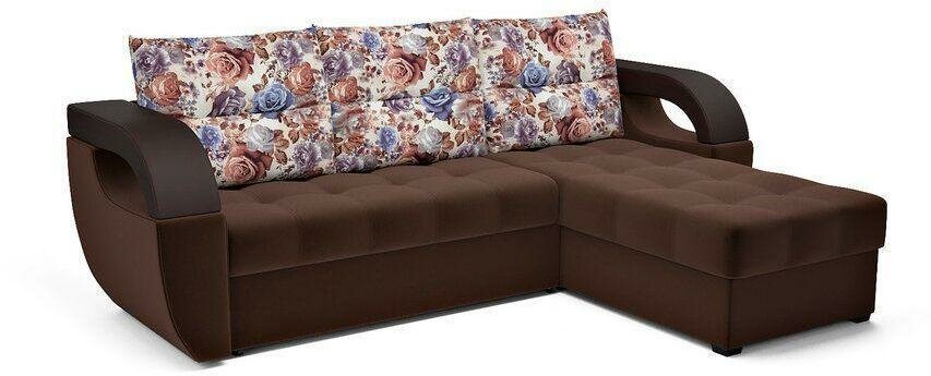 Диван Mebel-ars Мартин угловой Микровелюр Люкс Размеры: Высота 900мм Глубина 1600мм Ширина 2450мм