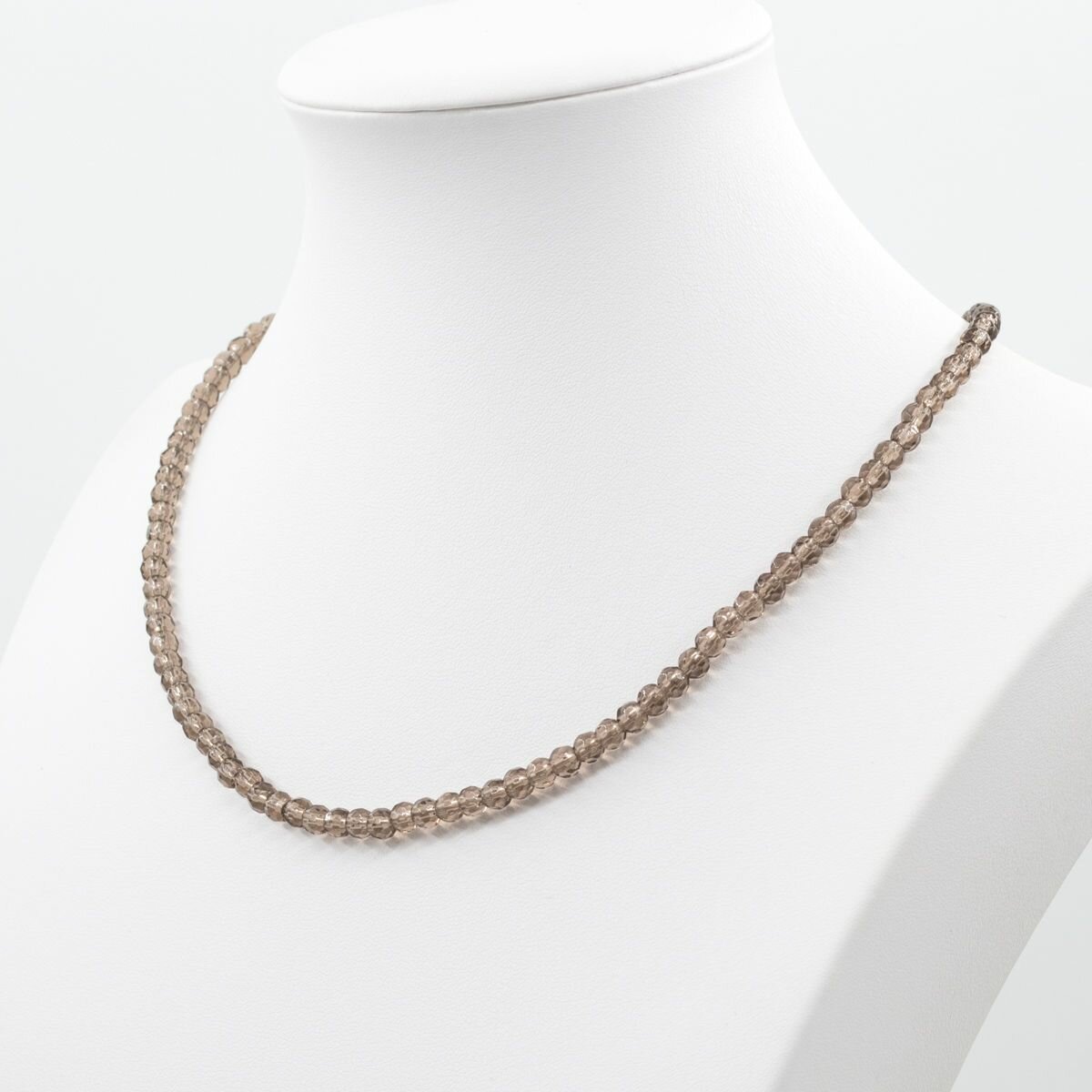 Колье, раухтопаз