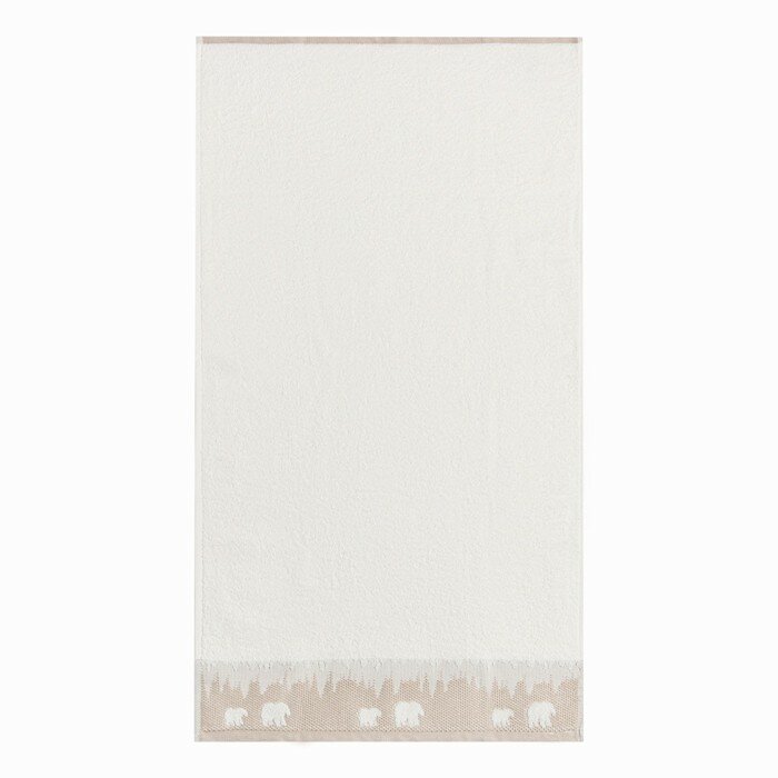 Полотенце махровое Love Life Winter dream 70×130 см, 100% хлопок, 400 г/м², белое