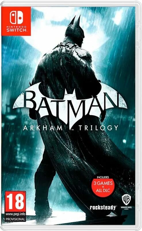 Игра на картридже Batman Arkham Trilogy (Nintendo Switch, Русские субтитры)