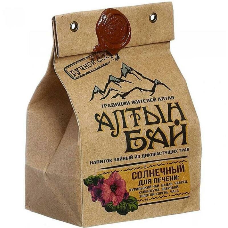 Фиточай алтайский "Солнечный" для печени "Алтын-Бай" 100 г