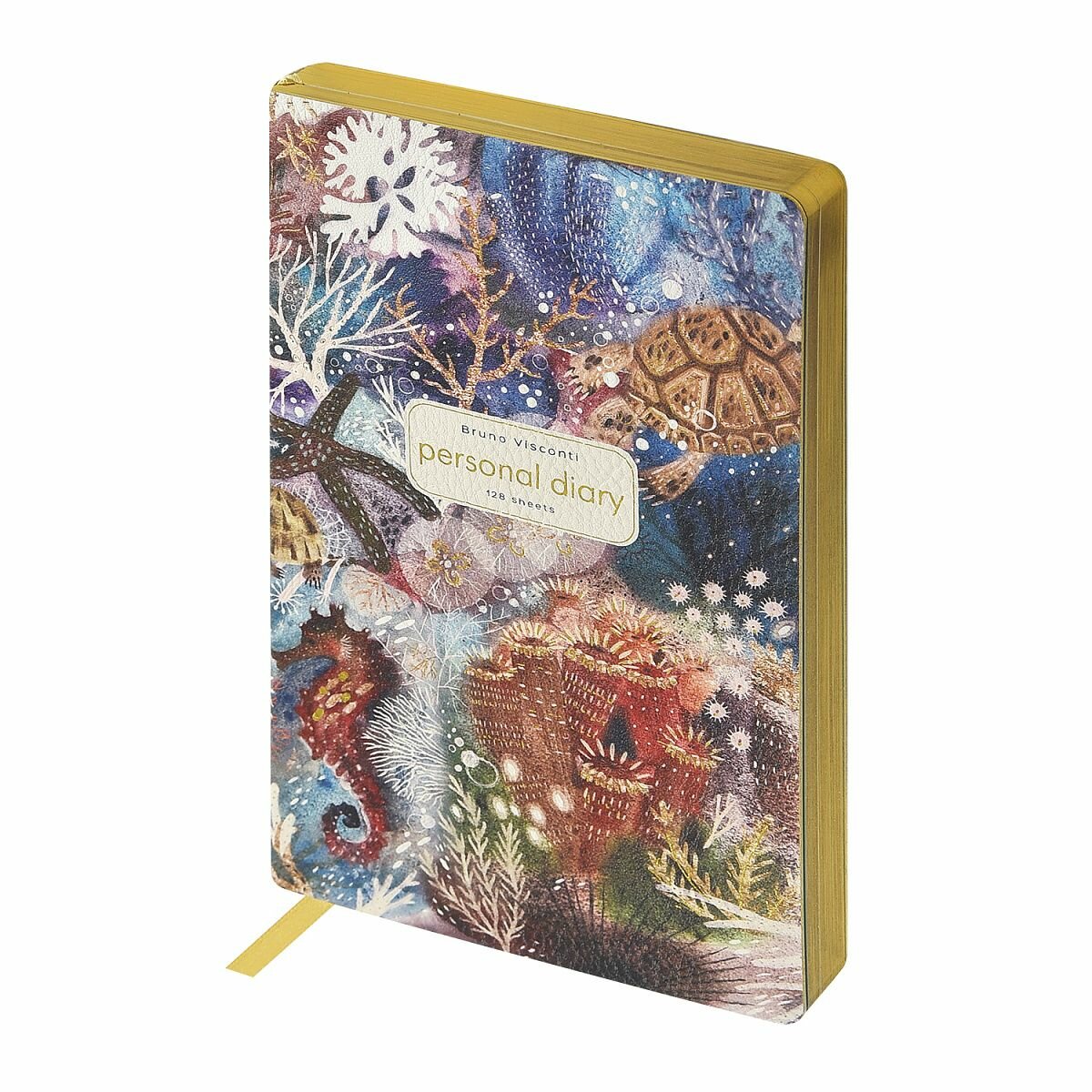 Ежедневник BrunoVisconti "Фантазия Кораллы" недатированный 125*200мм 256 стр.