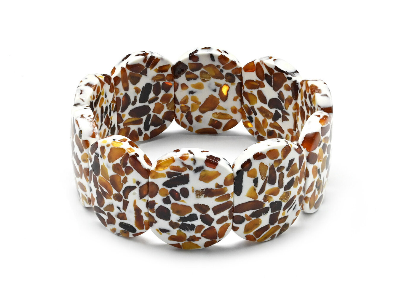 Браслет, янтарь