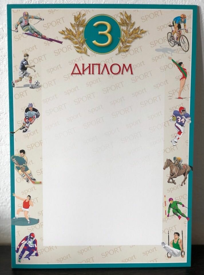 Диплом 3 место 10 шт