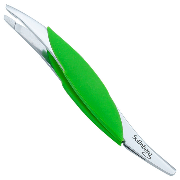 Пинцет для бровей Solinberg S058 зеленый