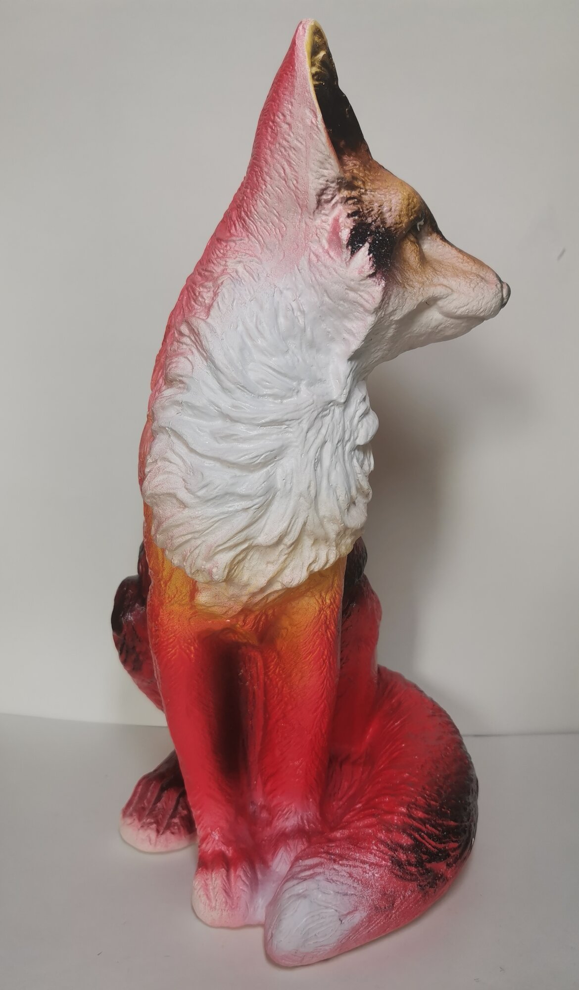 Садовая Фигура Лиса, ручная работа, высота 38см, ширина 21см