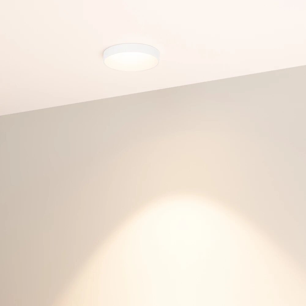 Светильник MS-VOLCANO-BUILT-R65-6W Warm3000 (WH, 38 deg, 230V) (Arlight, IP20 Металл, 5 лет) 033662