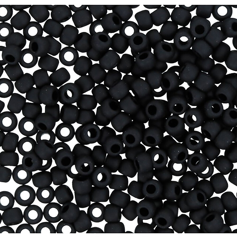 11/0 круглый 2 2.2 мм 5 г №0049F черный матовый