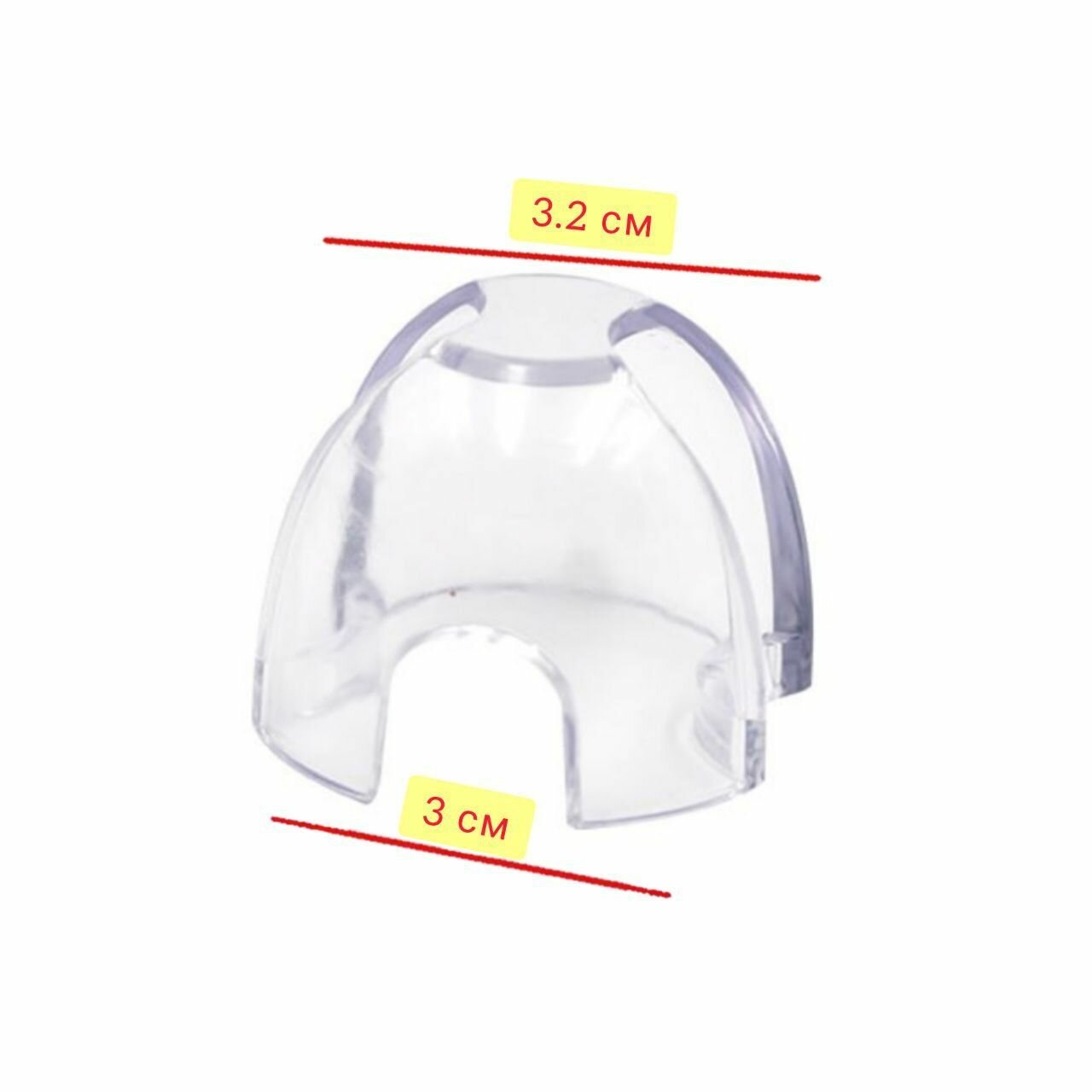 Ретрактор прозрачный стоматологический от Incidental, Роторасширетль стоматологический , Щечный ретрактор Набор уп: 1 шт . для задних зубов