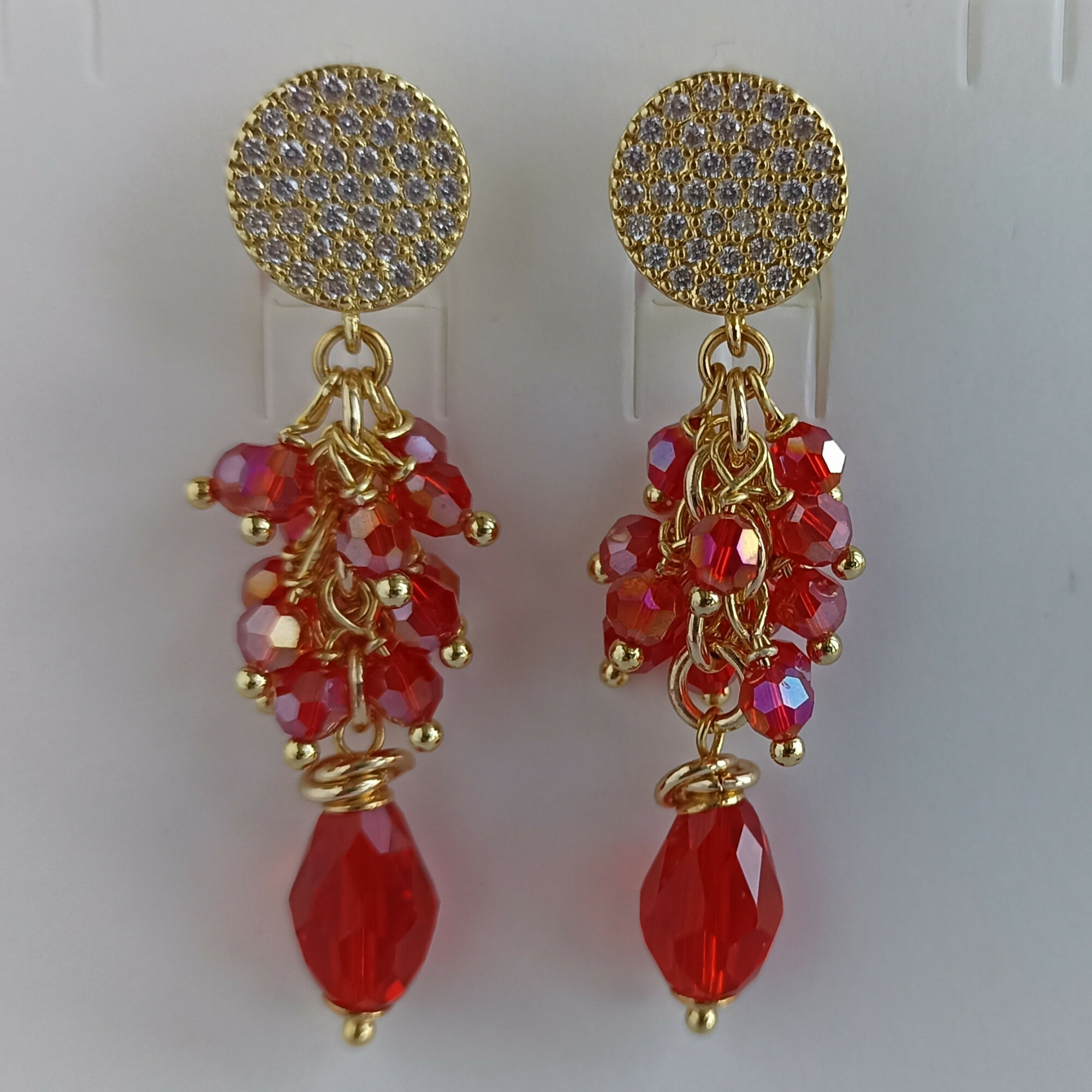 Серьги, стекло