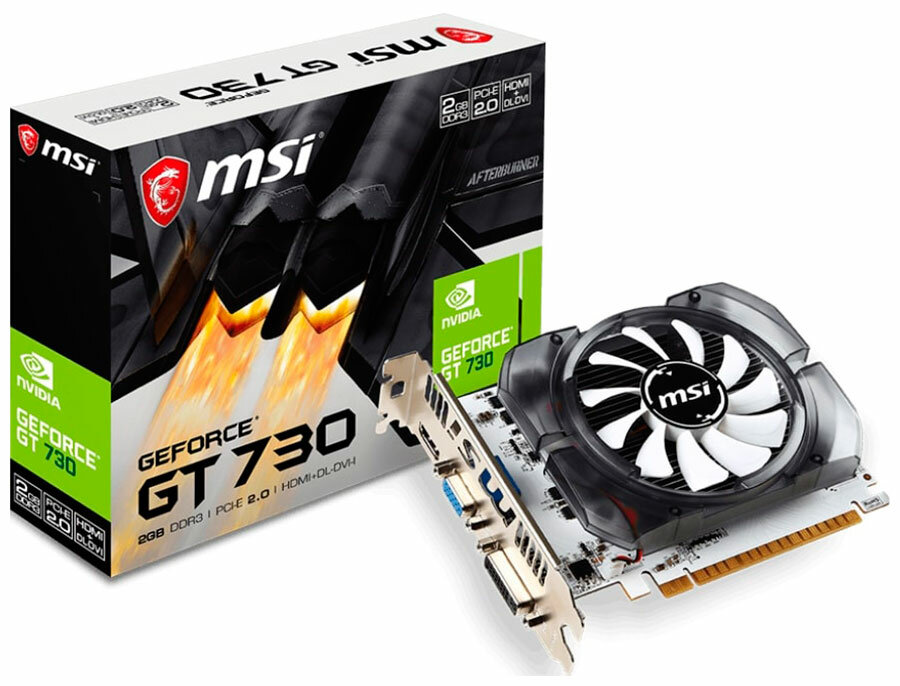 Видеокарта MSI GeForce GT 730 2GB V3 (N730-2GD3V3)