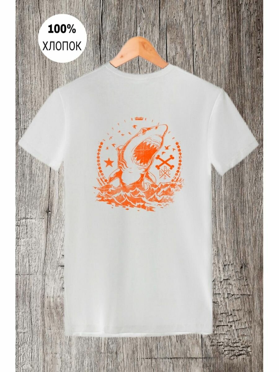 Футболка акула вектор shark vektor