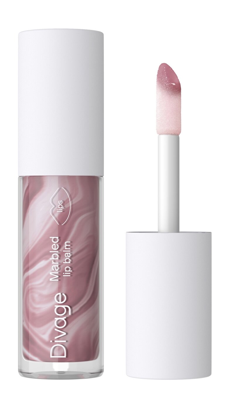 DIVAGE Бальзам для губ Marbled Lip Balm, 4 мл, 04